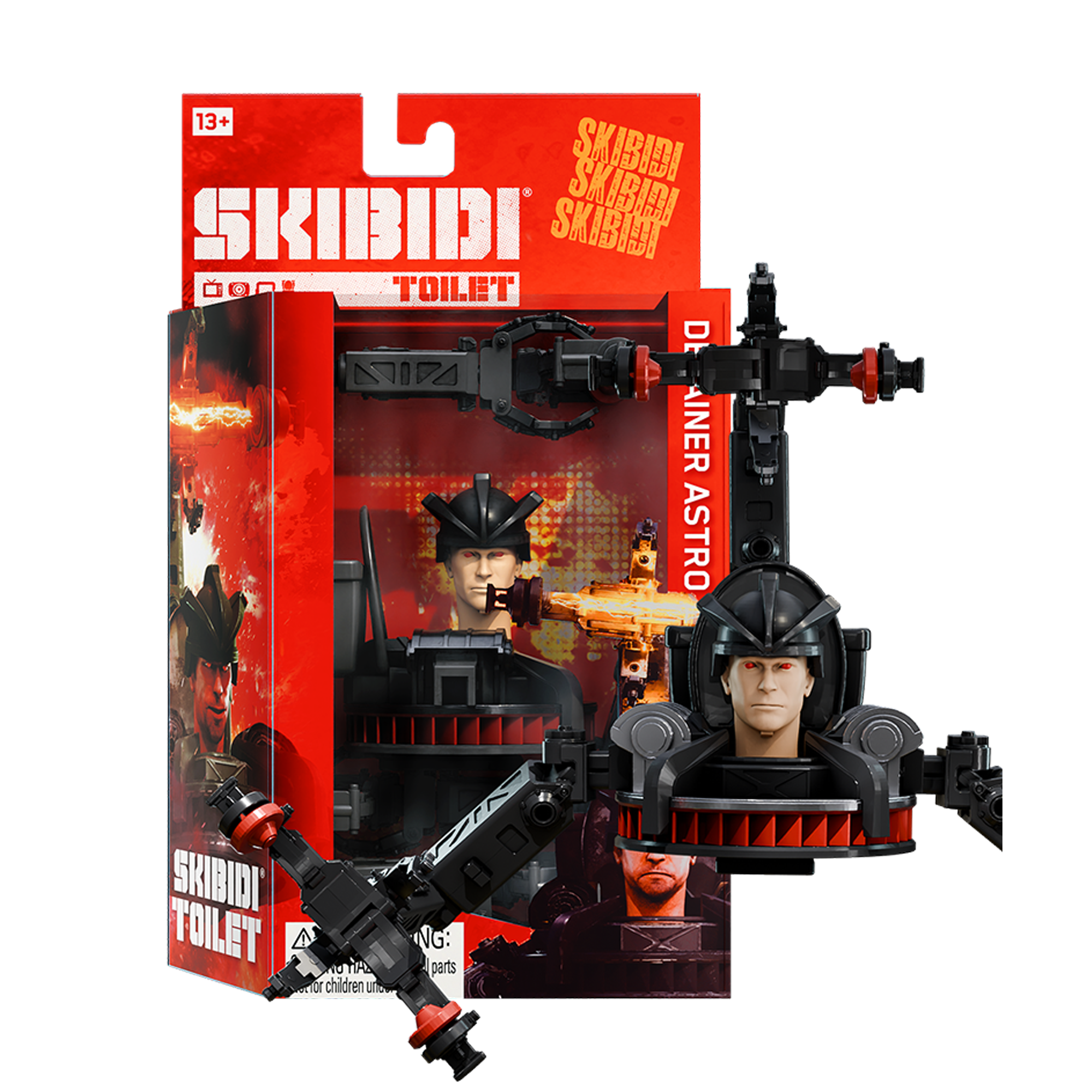 Skibidi Toilet Deluxe Figure - Detainer Astro